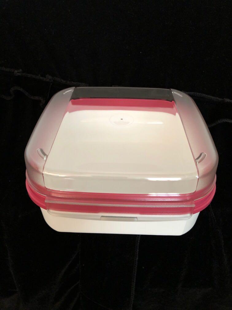 Tupperware Square Signature Canister container, Furniture & Home Living ...