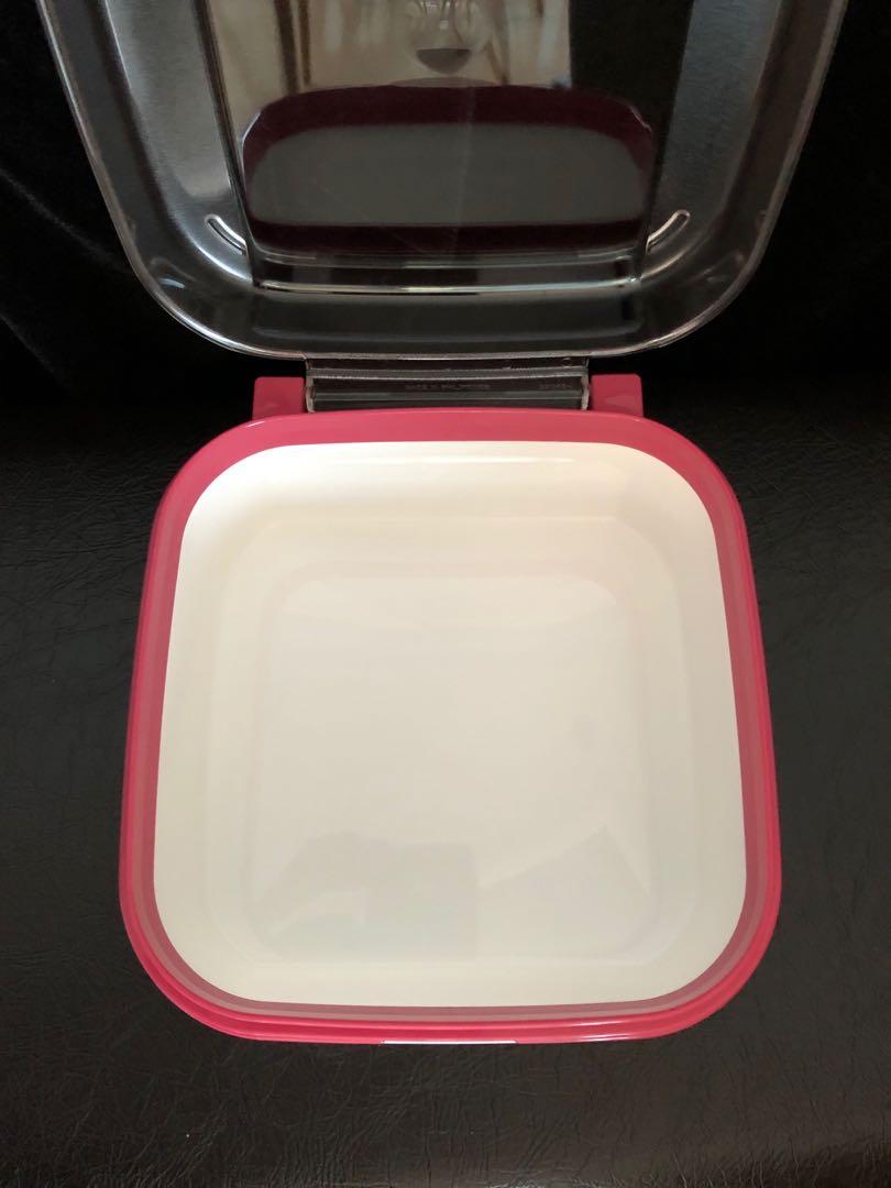 Tupperware Square Signature Canister container, Furniture & Home Living ...