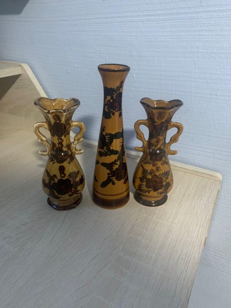 Vintage Brown Vase Hobbies And Toys Memorabilia And Collectibles Vintage Collectibles On Carousell