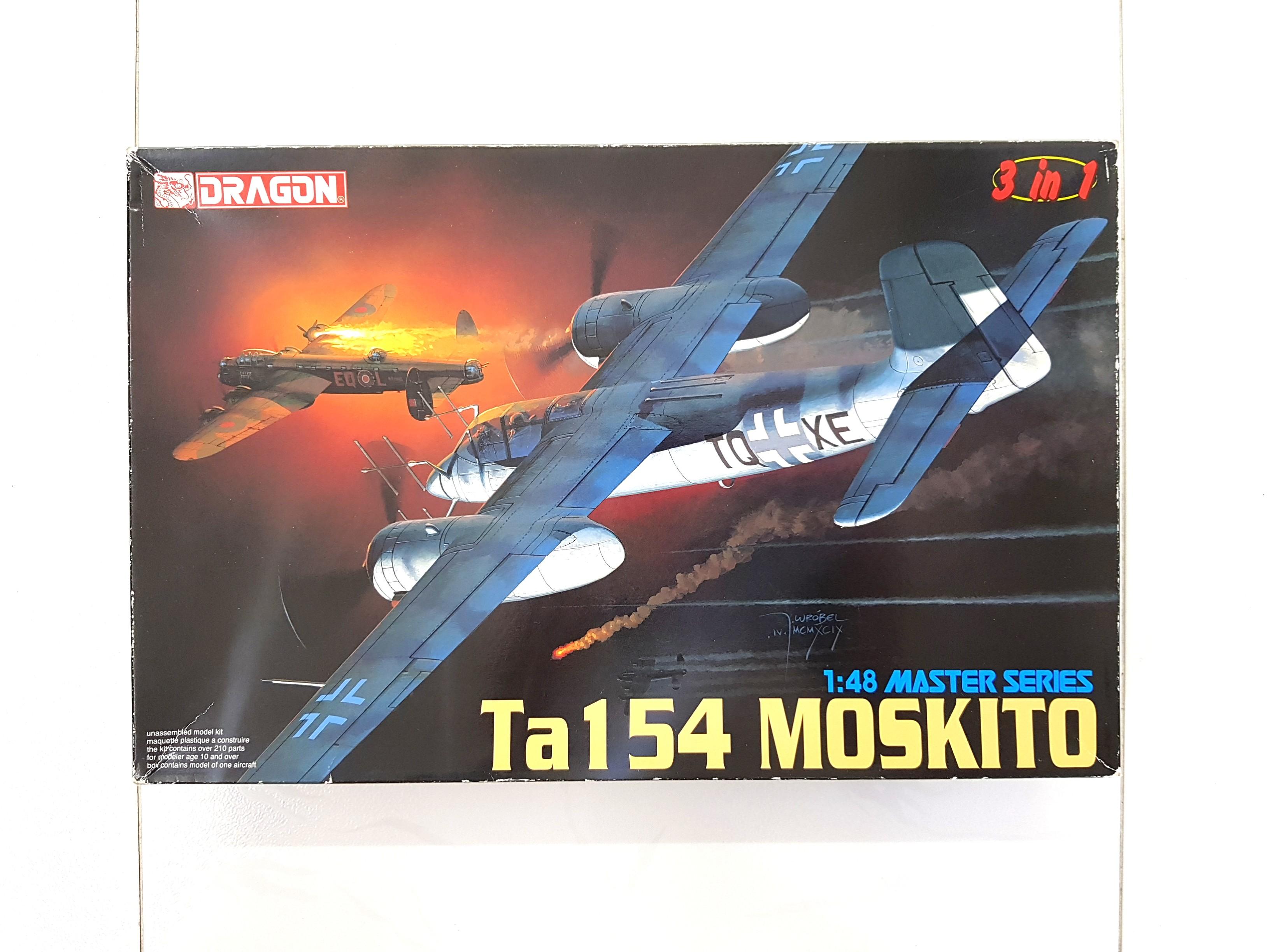 1/48 #5522 Dragon Master Series German Fighter Focke Wulf Ta-154 ...