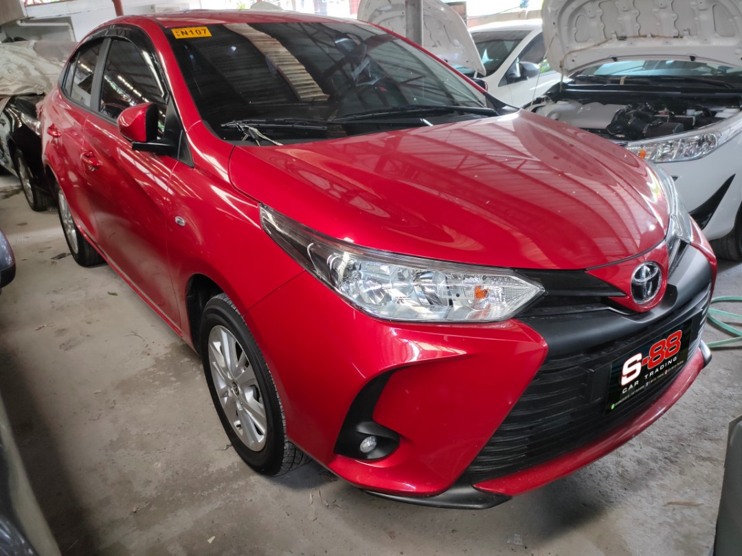 2021 Toyota vios 1.3 XLE CVT red Auto, Cars for Sale, Used Cars on ...
