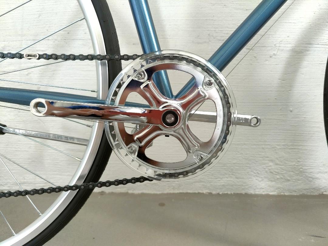 [7-Speed/Navy Blue/Black] KOLOR City Bike Bicycle Classic Vintage Retro ...