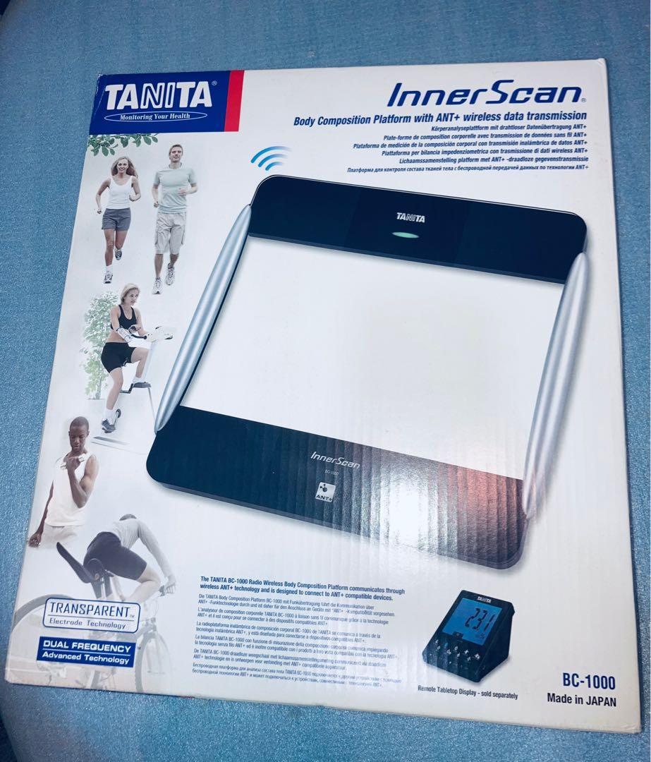 日本製造 BC-1000 Tanita innerscan 體脂磅 脂肪磅 藍牙連手機 國際版 SMART Body Composition Scale, 手提電話, 智能穿戴裝置及智能手錶 ...