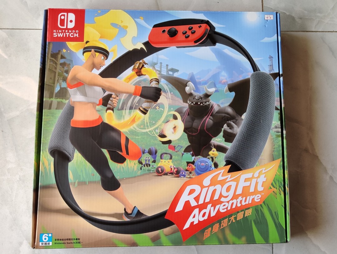 全新 Ringfit Ring Fit 健身環連 Game, 電子遊戲, 電子遊戲機, Nintendo 任天堂 - Carousell