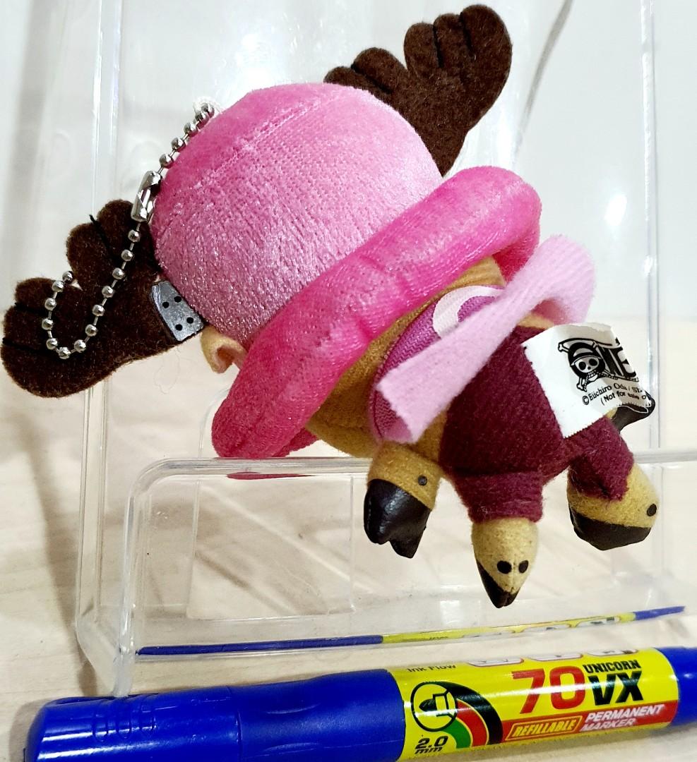 Anime Onepiece Tony Tony Chopper plush keychain 10cm, Hobbies & Toys ...