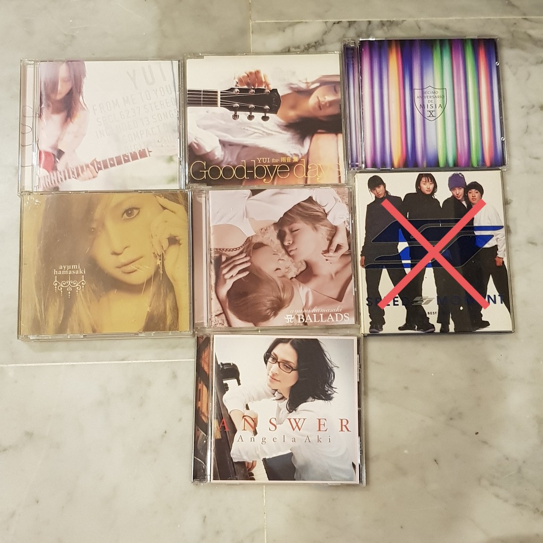 Ayumi Hamasaki, Yui, Misia, Angela Aki Jpop CD, Hobbies & Toys, Music ...