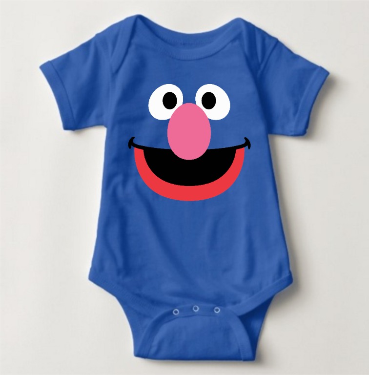 Baby Character Onesies - Sesame Street Grover, Babies & Kids, Babies ...