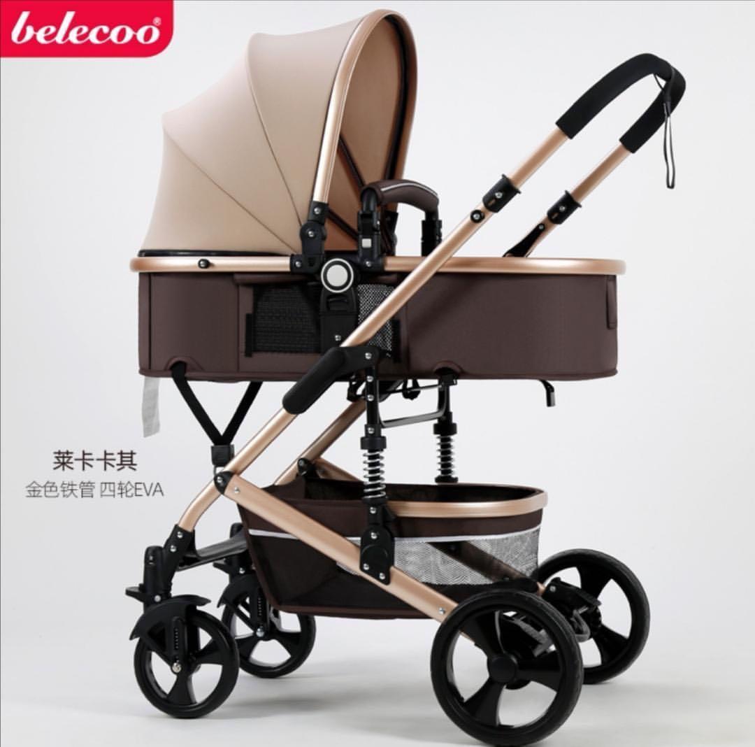 Belecoo Stroller in nude brown, Babies & Kids, Going Out, Strollers on ...