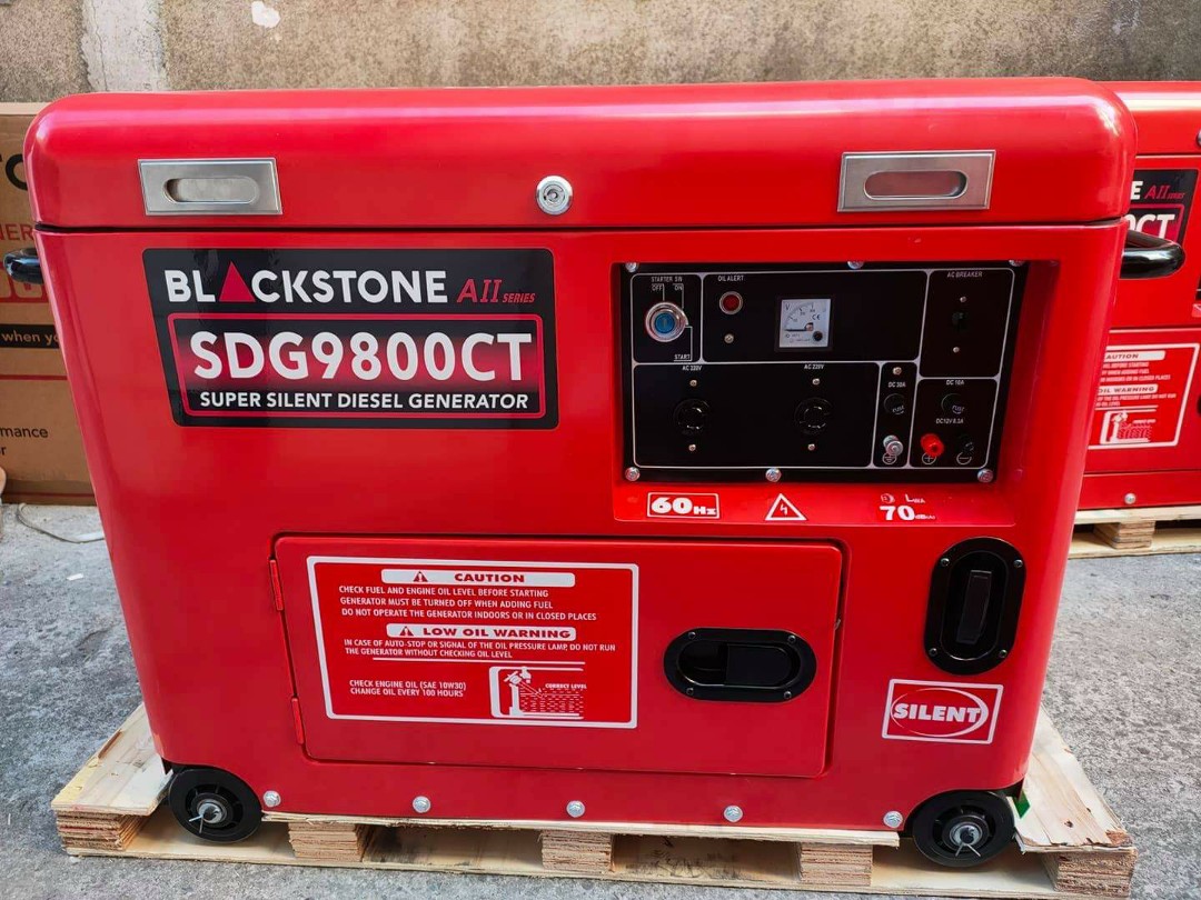BRAND NEW BLACKSTONE DIESEL GENERATOR SDG9800CT SUPER SILENT ...
