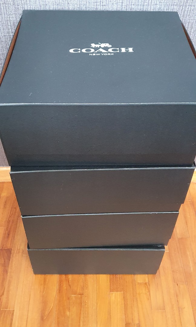 Coach boxes, Women's Fashion, Bags & Wallets, Tote Bags on Carousell