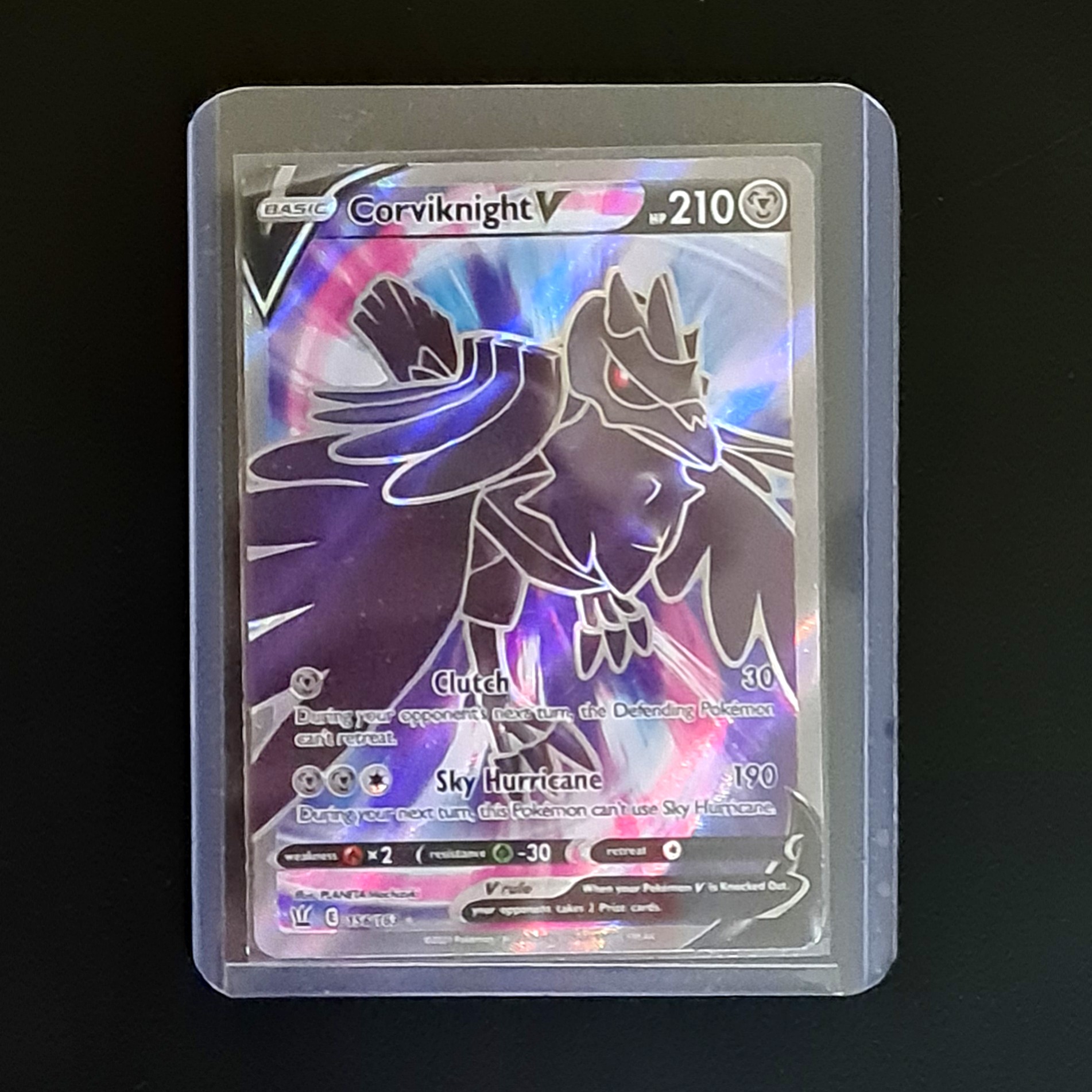 Corviknight V Full Art - POKEMON Battle Styles Card, Hobbies & Toys ...