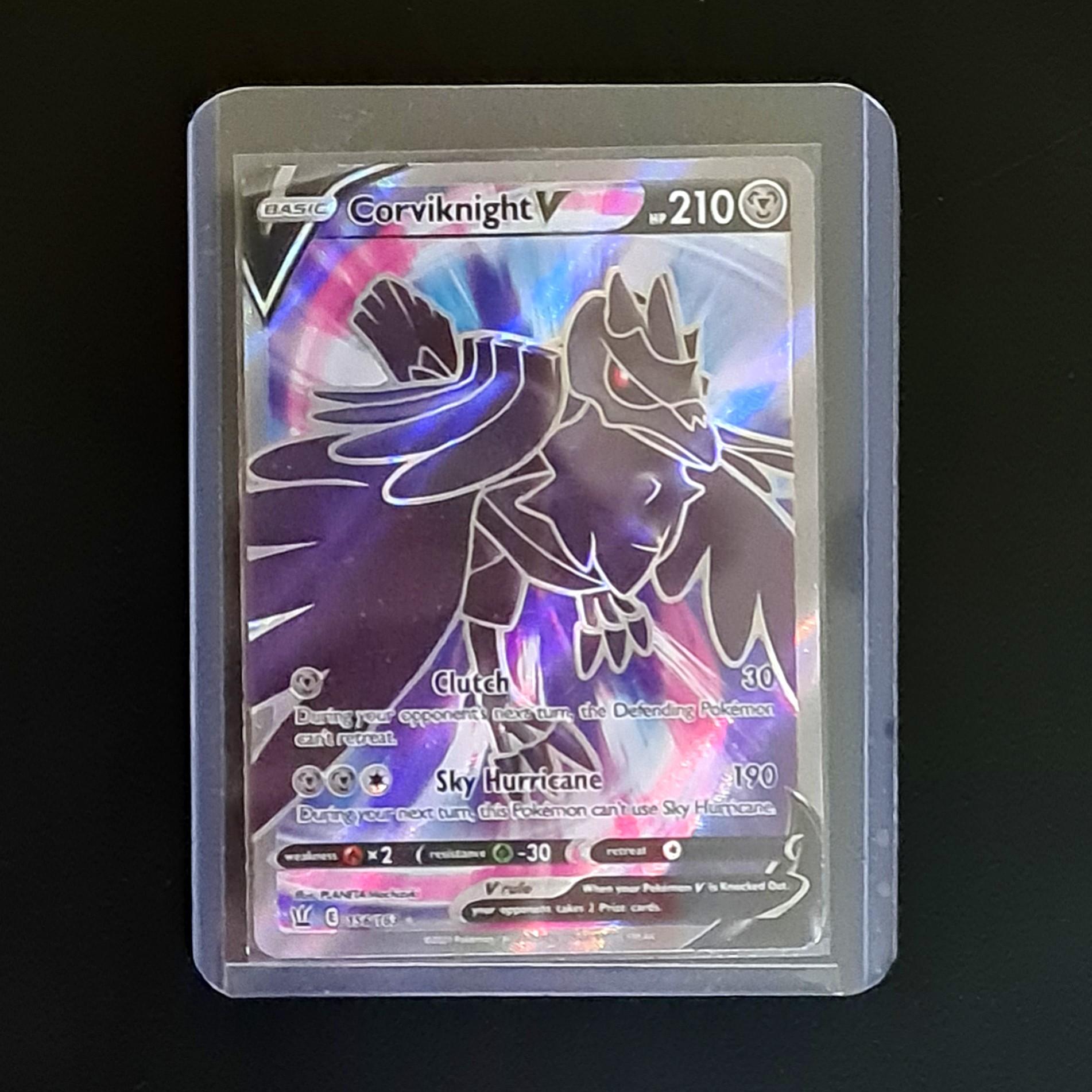 Corviknight V Full Art - POKEMON Battle Styles Card, Hobbies & Toys ...