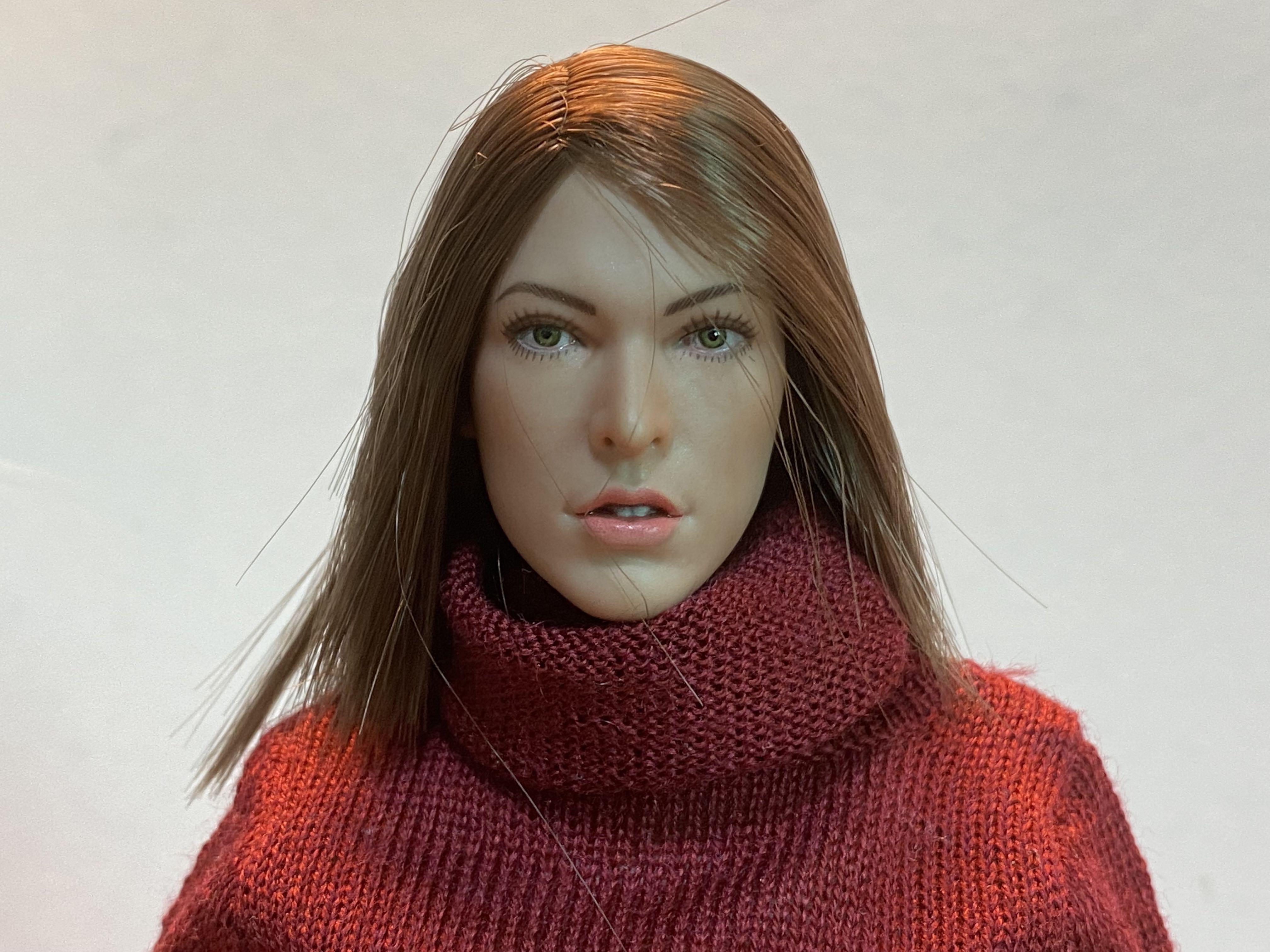Custom 1/6 Female Figure with Very Cool Head, Hobbies & Toys, Toys ...