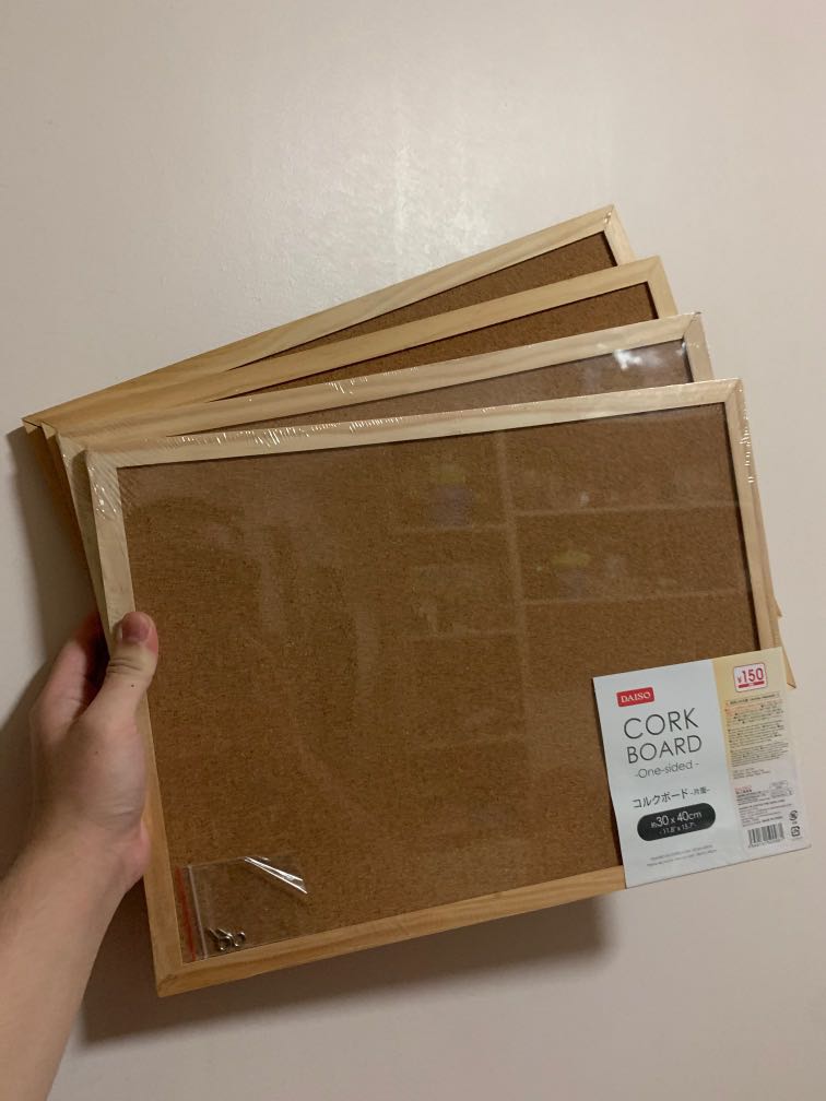 Daiso Cork Board, Everything Else on Carousell