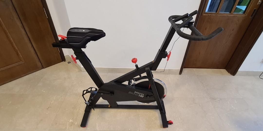 Decathlon Domyos 100 Exercise Spin Bike, Sports Equipment, Exercise ...