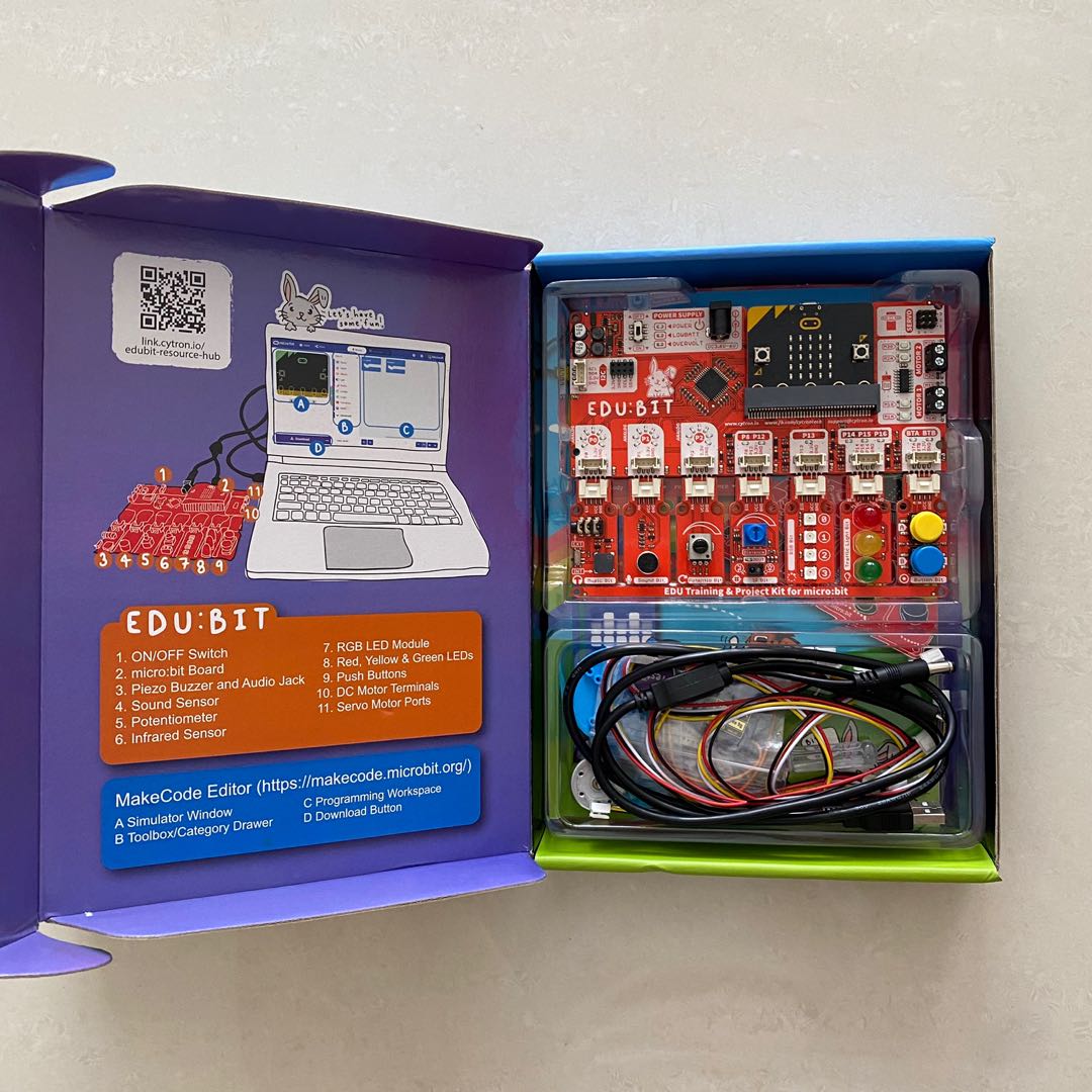 Edubit Training And Project Kit For Microbit Edubit Microbit Stem Coding Programming Mobile