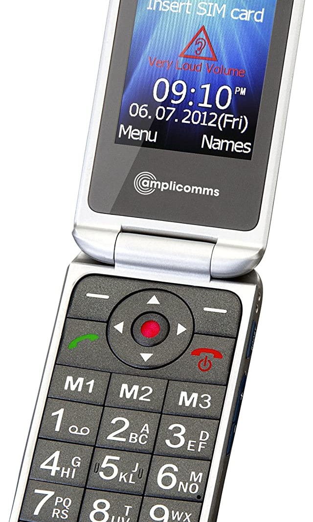 Elderly Handphone, Amplicomms Powertel M7000 GSM Sim Free Mobile ...