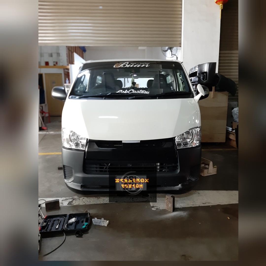 Hiace MTS Type-S Lip Installation, Car Accessories, Car Workshops ...