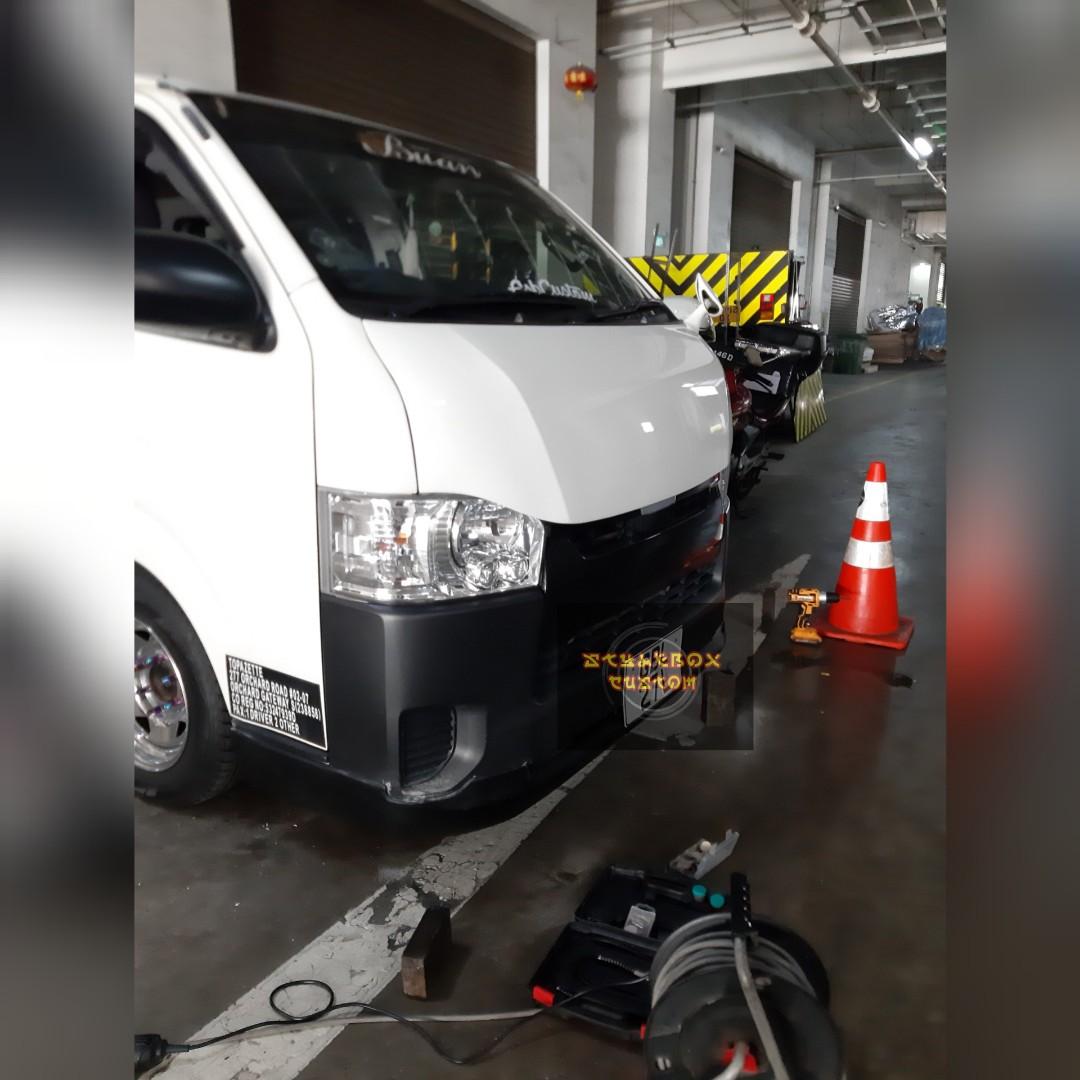 Hiace MTS Type-S Lip Installation, Car Accessories, Car Workshops ...