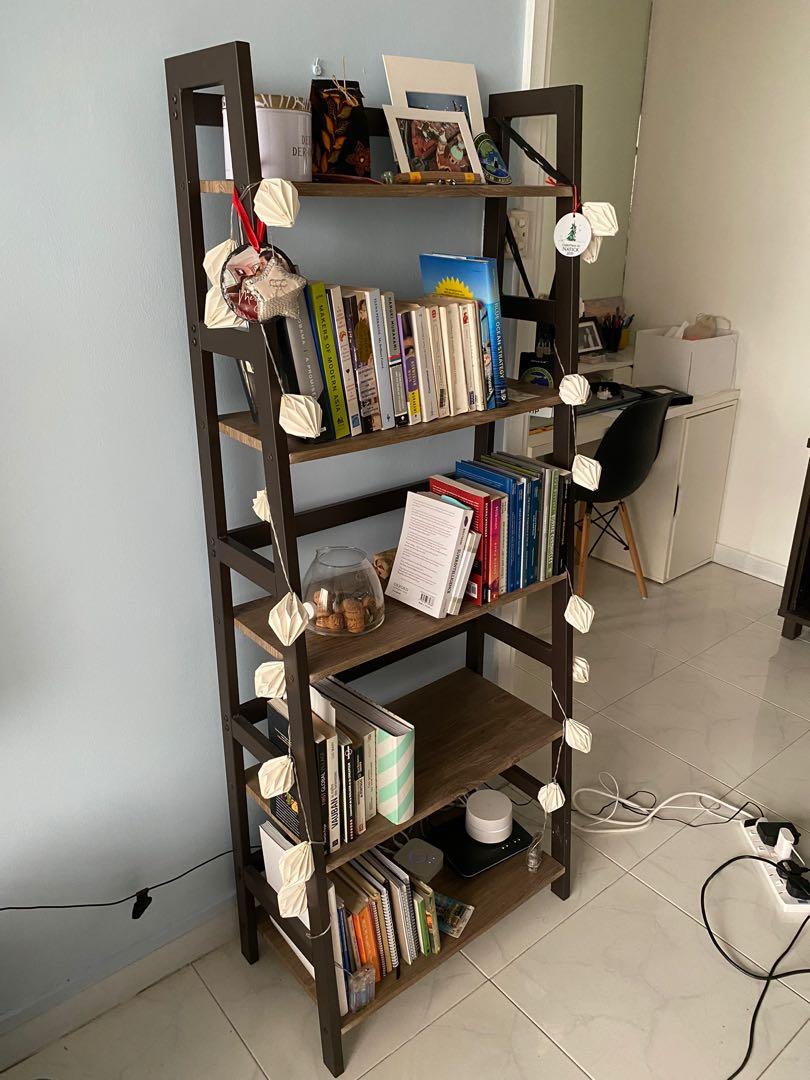 Industrial bookshelf @Tanjong Pagar, Furniture & Home Living, Furniture ...