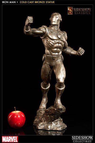 Iron Man Cold Cast Bronze by Sideshow, Hobbies & Toys, Memorabilia ...