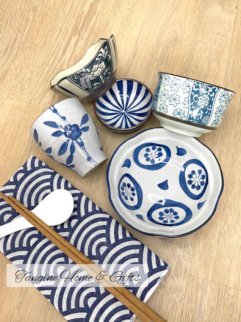 Japanese crockery plates bowls cups saucers, Furniture & Home Living ...