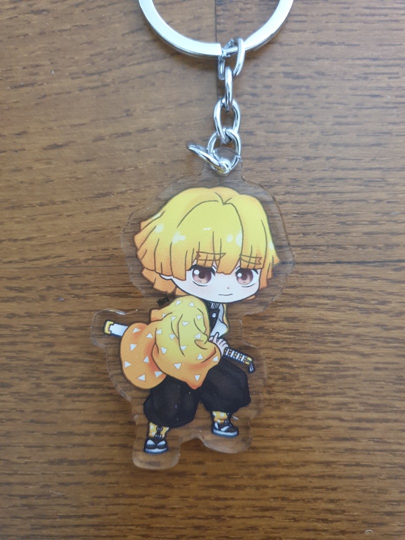 Kimetsu No Yaiba - Zenitsu Keychain, Hobbies & Toys, Memorabilia ...