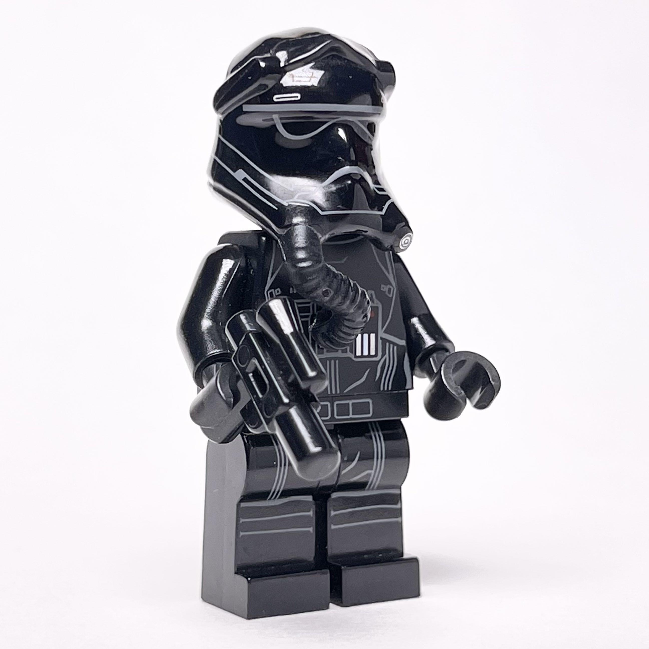 LEGO Star Wars First Order TIE Fighter Pilot, Two White Lines on Helmet ...