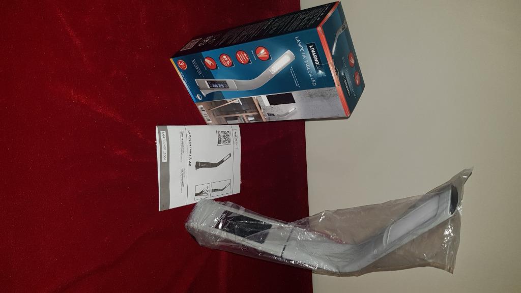 LIVARNO LUX LED Desk Lamp, 3 Brightness Display Alarm, Furniture & Home ...