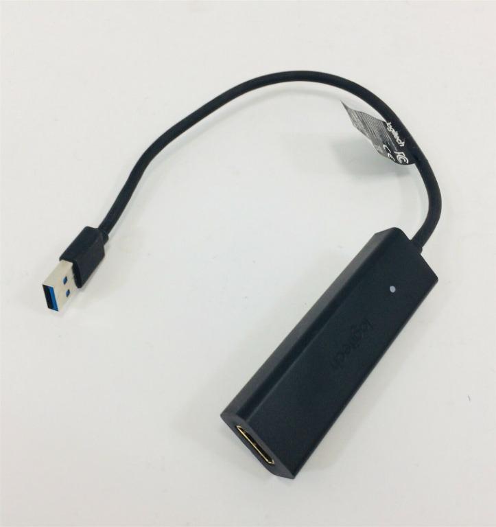Logitech V-u0046 Screen Share USB 3.0 HDMI, 電腦＆科技, 電腦周邊及配件, 電腦線、轉接線及轉換器 ...
