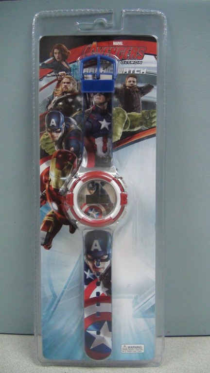 MARVEL Avengers Age of Ultron Captain America Graphic Watch, Babies ...