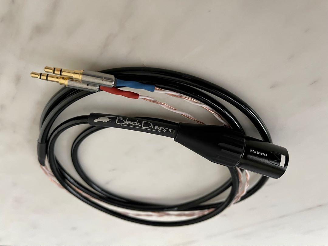 Moon Audio Black Dragon 5ft Cable 6.3mm or 4pin xlr for Focal clear ...