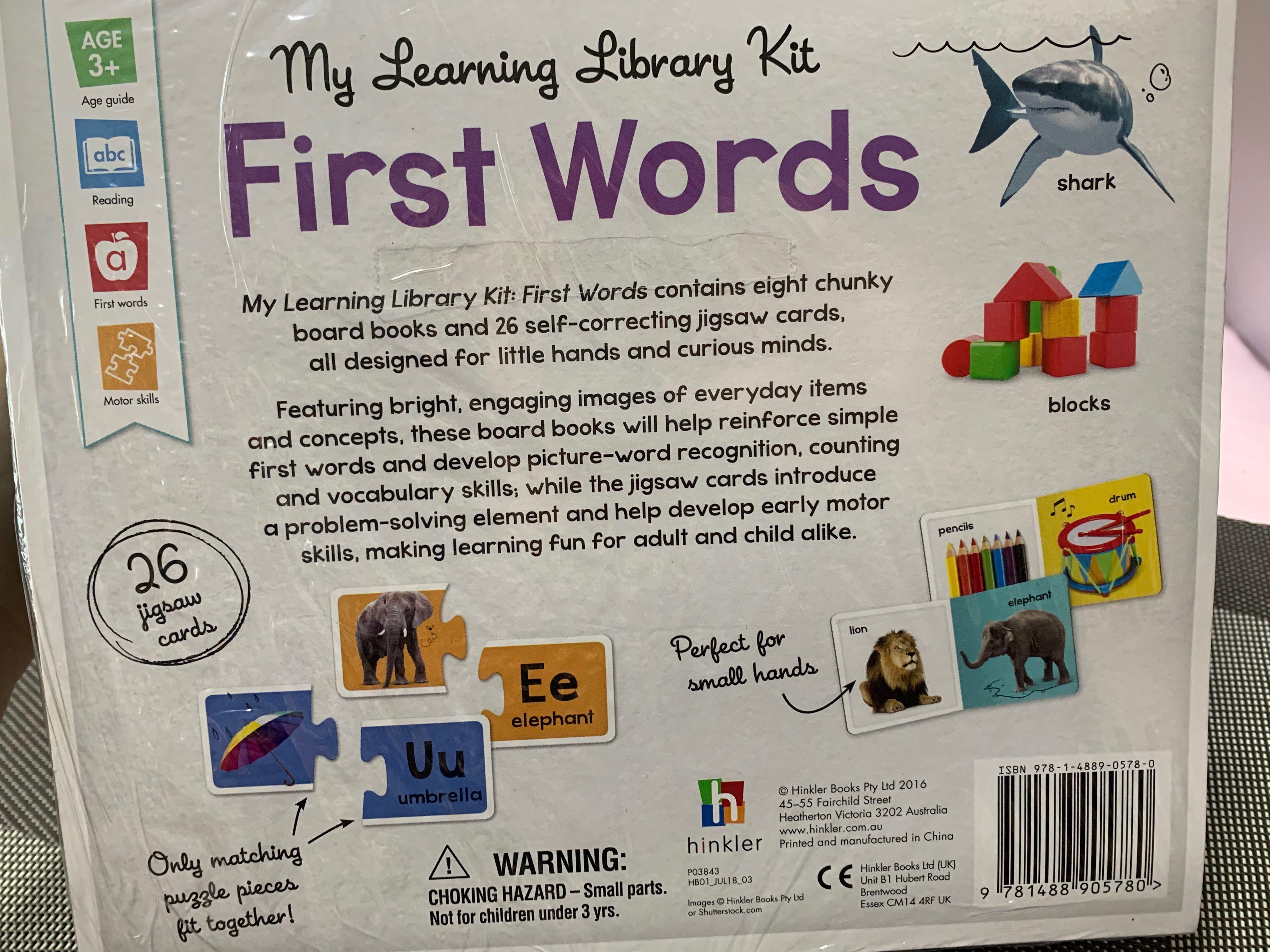 My Learning Library Kit First Words (Age 3+), Hobbies & Toys, Books ...