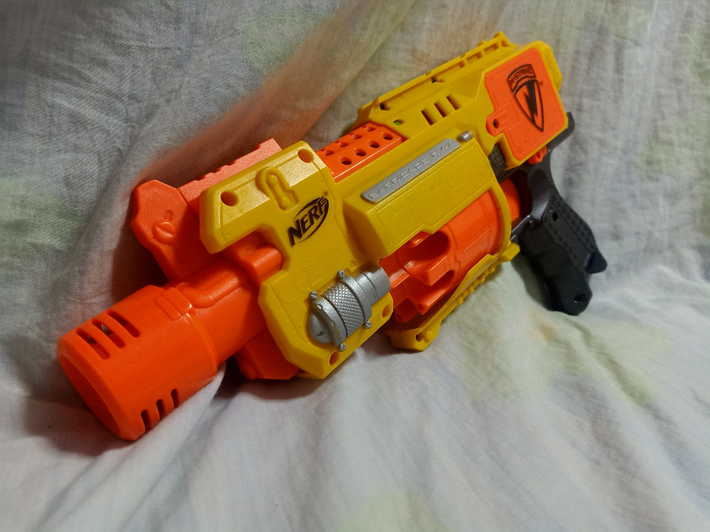 NERF Barricade N-Strike Original Semi-Automatic Preloved Original ...