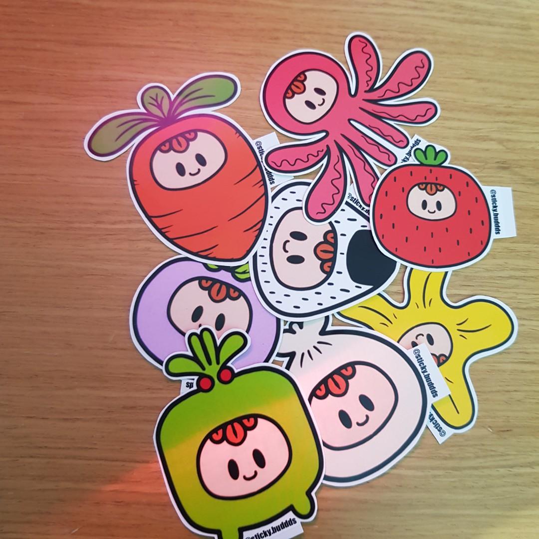 [NEW] Big Cute Stickers, Hobbies & Toys, Stationery & Craft, Other ...