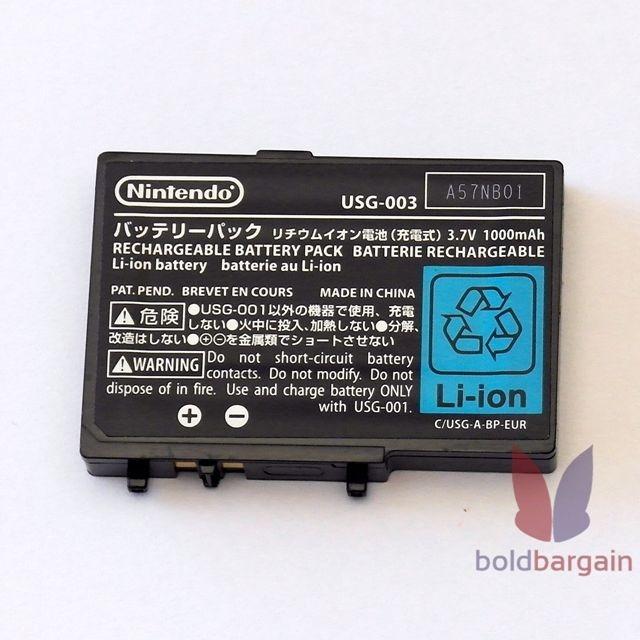 NINTENDO USG-003 3.7V 1000mAh Rechargeable Li-Ion Battery for NINTENDO ...