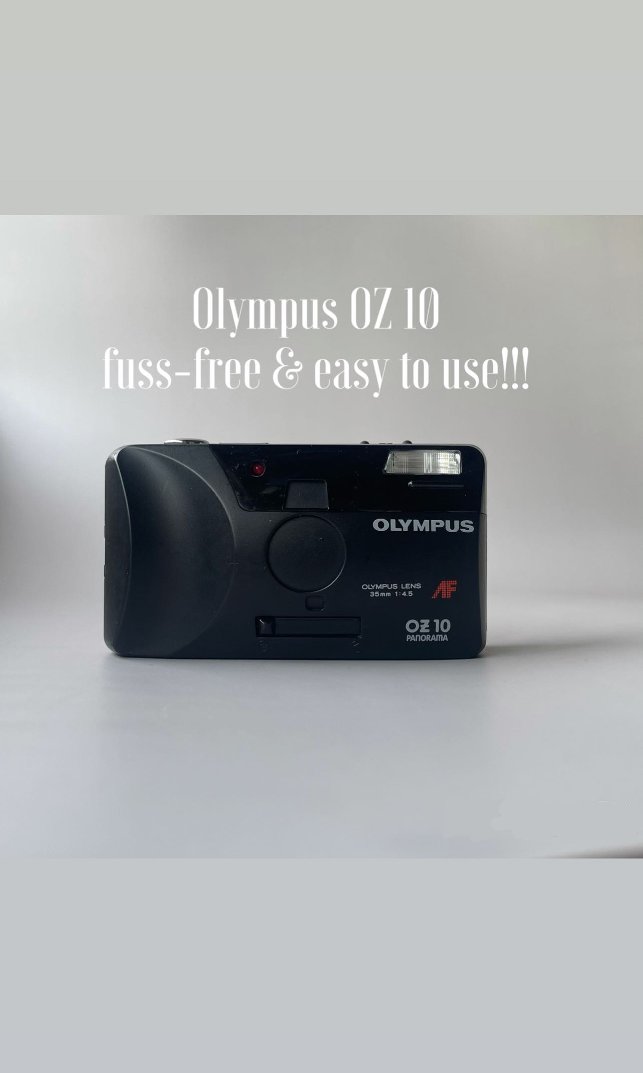 Olympus OZ-10 / AF-10 Mini 35mm Film Camera, Photography, Cameras on ...