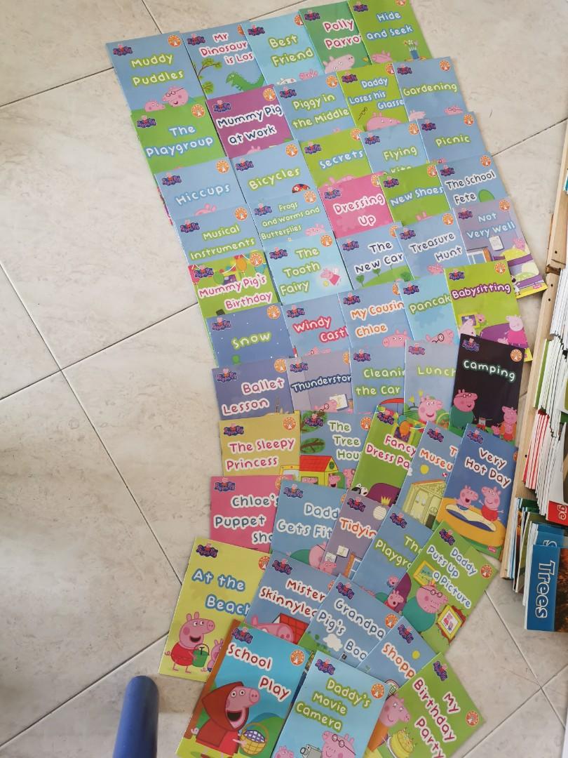 Peppa pig(2 Levels, 53 books, 52 books), Hobbies & Toys, Books ...