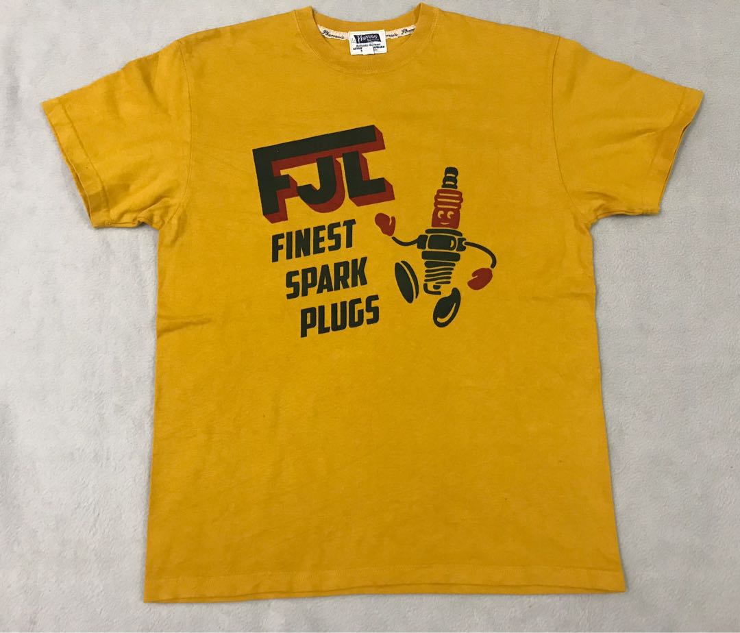 PHERROW made in Japan Spark Plugs Tshirt, Men's Fashion, Tops & Sets ...