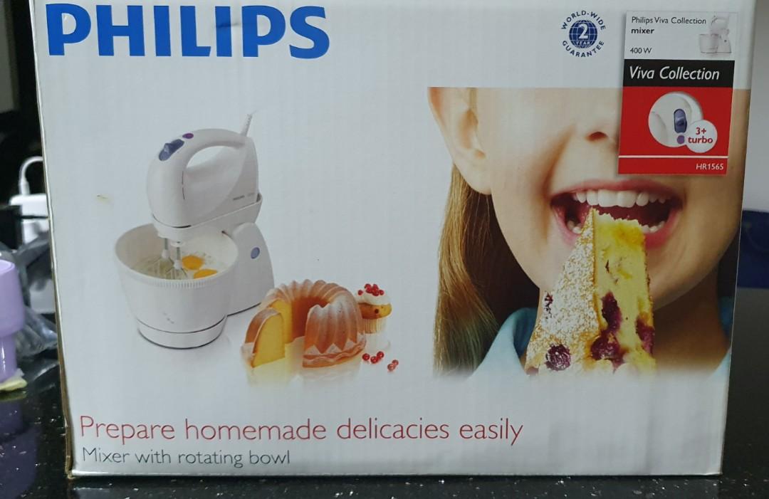 PHILIPS Mixer with rotating bowl, TV & Home Appliances, Kitchen ...