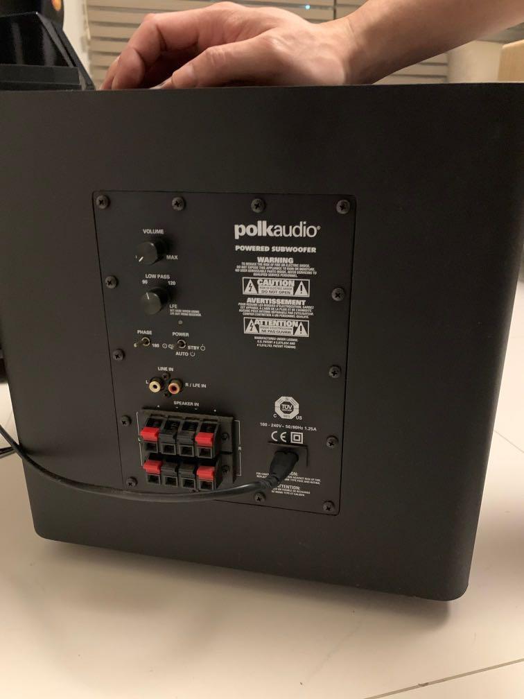 Polk audio Subwoofer PSW125, Audio, Soundbars, Speakers & Amplifiers on ...