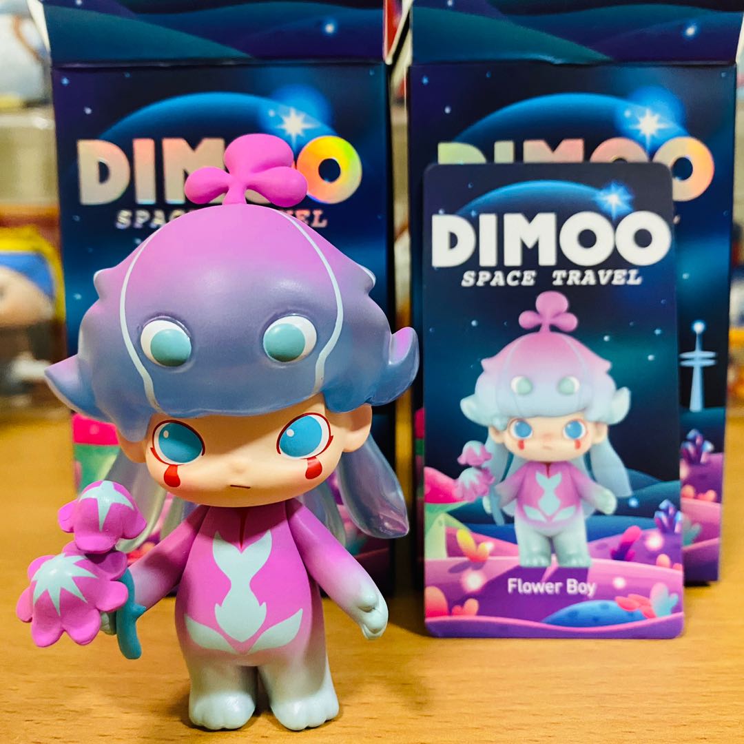 Popmart Dimoo Space Travel Series- Flower Boy, Hobbies & Toys, Toys ...