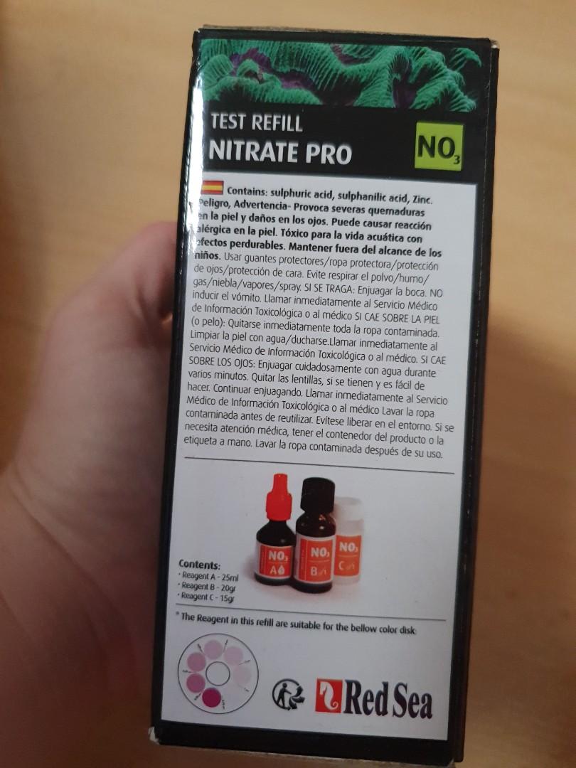 Red Sea Test Reagent Refill Nitrate, Pet Supplies, Homes & Other Pet ...