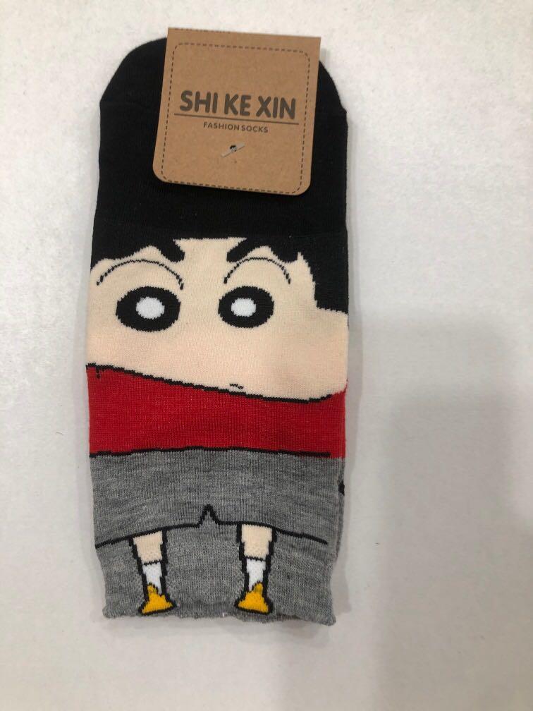 Shin Chan theme socks, Men's Fashion, Watches & Accessories, Socks on ...