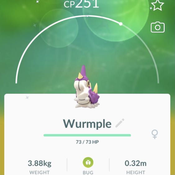 Shiny Wurmple (Pokemon GO) (iOS/Android), Video Gaming, Gaming ...