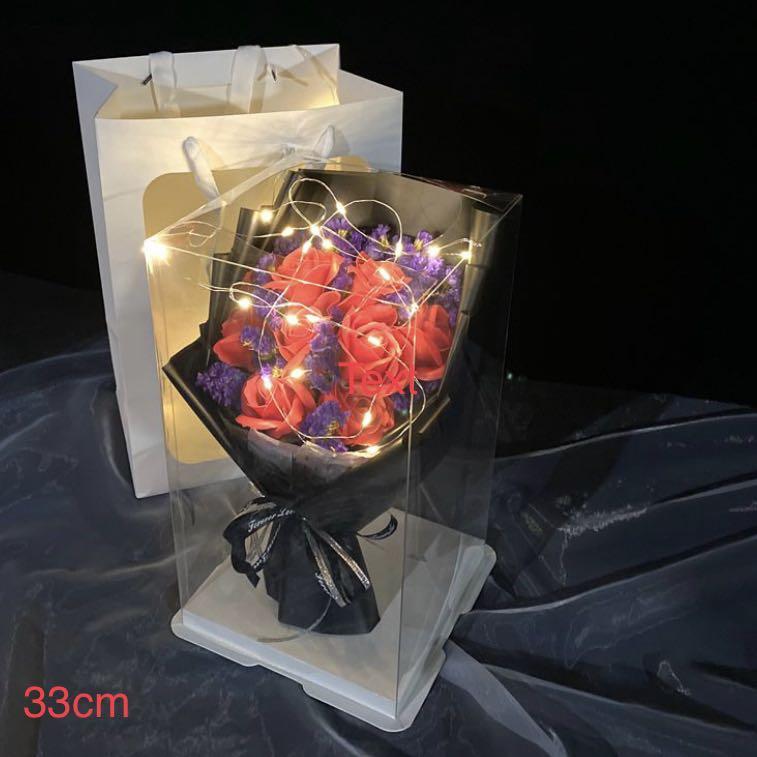 Soap Roses & Dried Flower Bouquet - Doraemon / Pokémon / Chibi Maruko ...