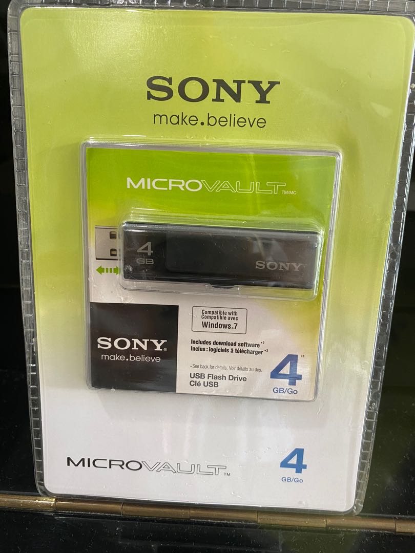Sony 4GB Micro Vault USB Flashdrive, Computers & Tech, Parts ...