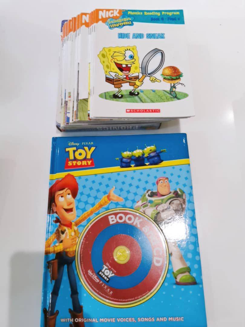 Spongebob & Toy Story Storybook, Hobbies & Toys, Books & Magazines ...