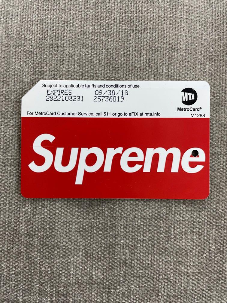 Supreme Metro Card NYC, Hobbies & Toys, Memorabilia & Collectibles ...