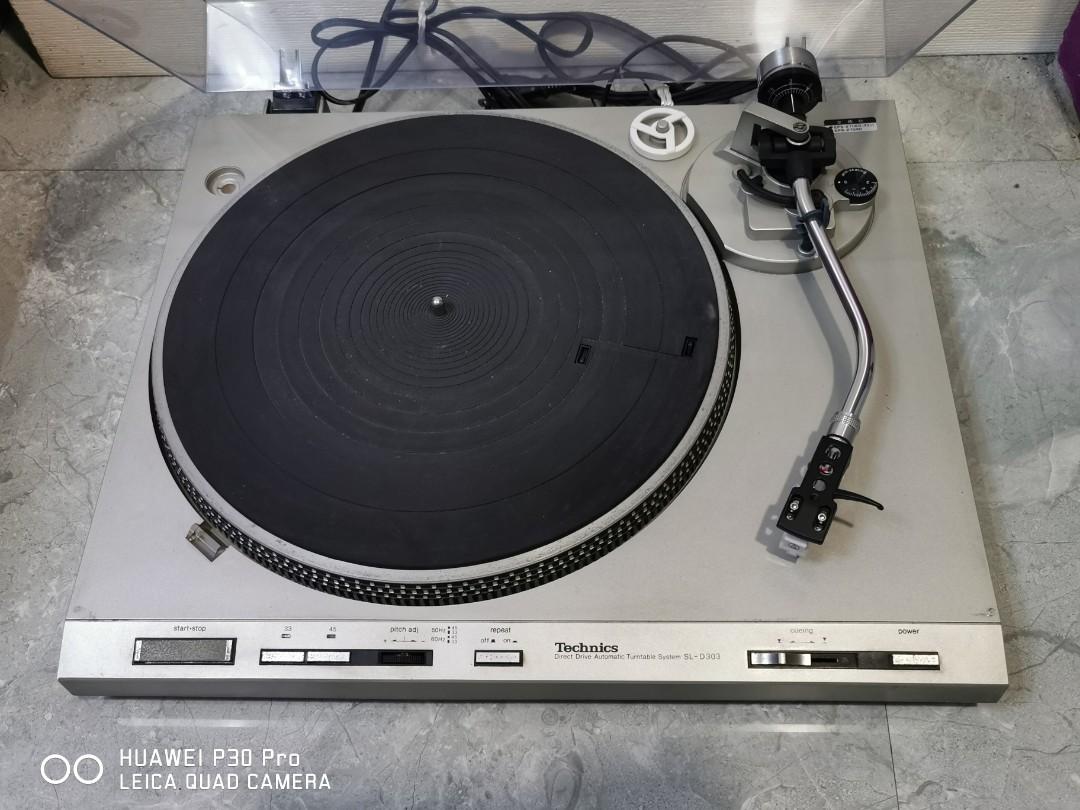 Technics SL-D303 Direct drive, fully automatic turntable, Audio, Other Audio Equipment on Carousell